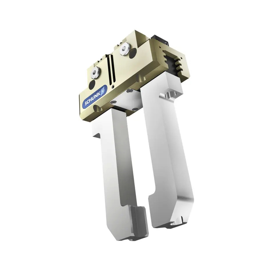 Pince de robot de Schunk avec le robot industriel de KUKA KR120 R3100 ...