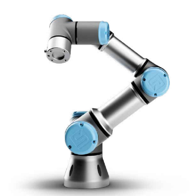 Robot de collaboration d'UR10e Cobot universel avec la pince d'Onrobot et le système Lift100 de ...