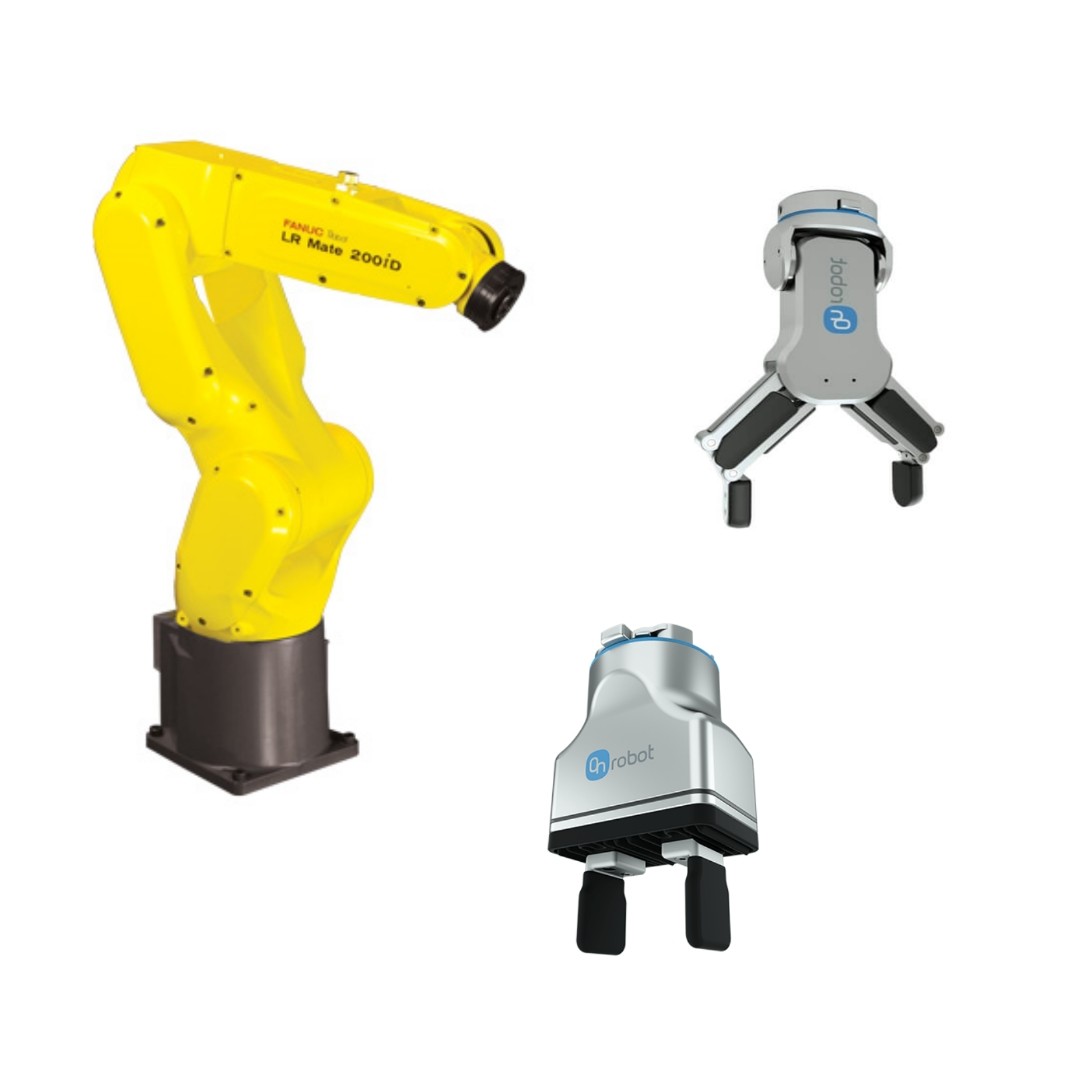 Robot Fanuc Avec 2FG7 - Pince Parallèle Sans Tracas Et RG6 - Pince ...